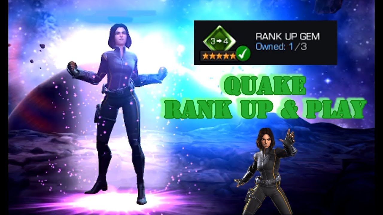 Marvel Contest Of Champions Quake Rank Up & Play(5 Star Rank 4) (MCOC ...