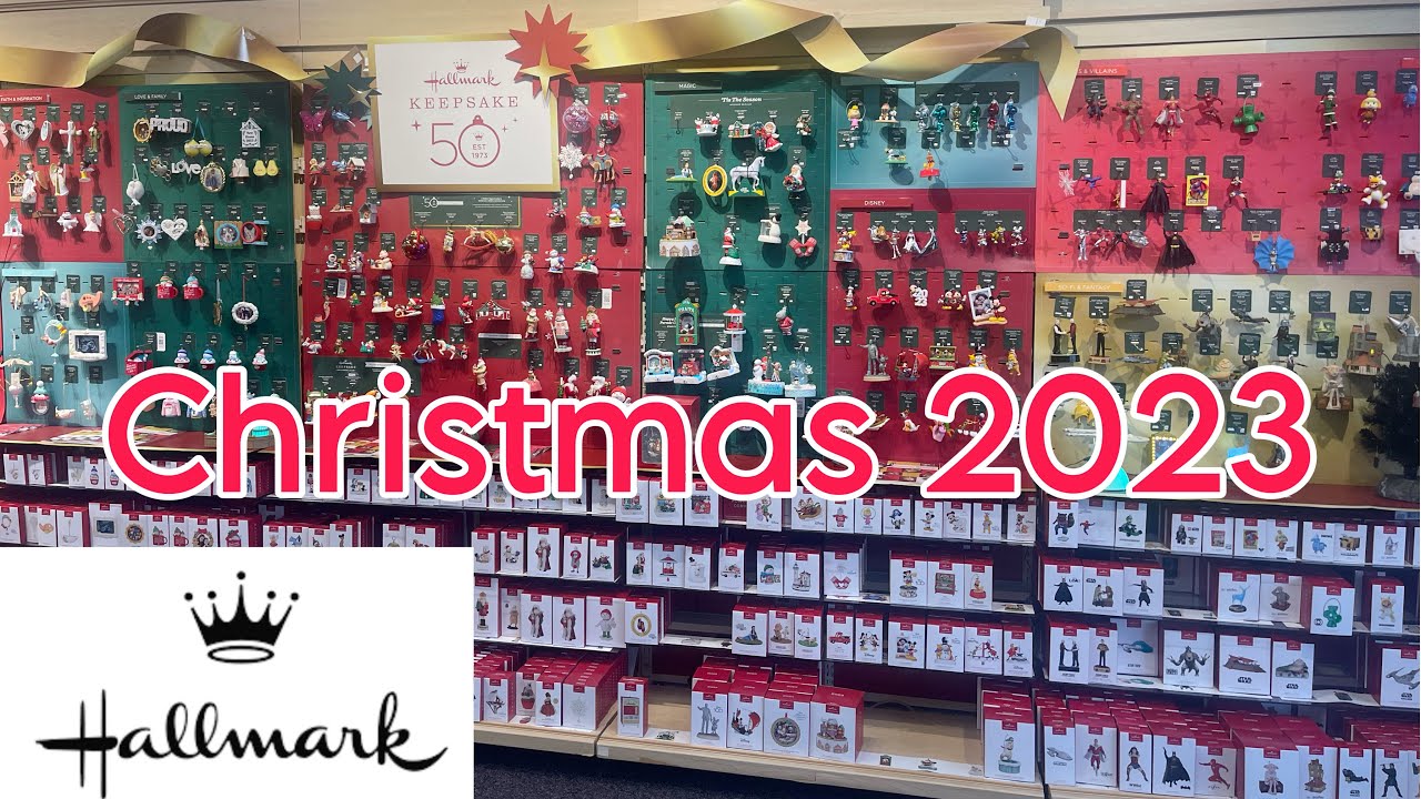 Hallmark Keepsake Ornaments 2023 🎅🏿 Christmas Holiday Decor Shopping ...