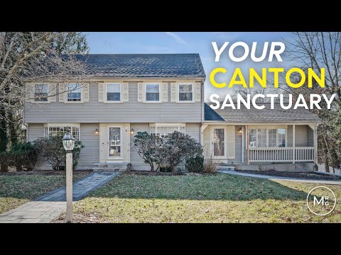 Canton Home Tour: A Dream Colonial with Stunning Backyard Views! - YouTube