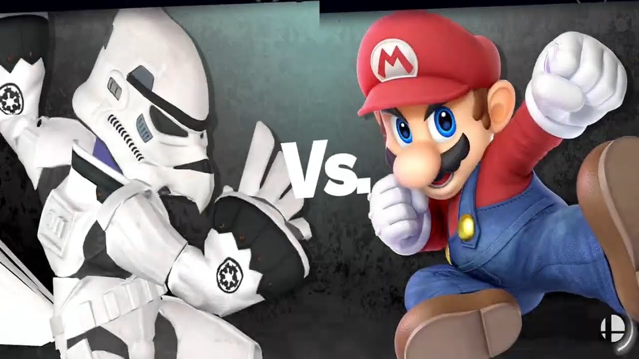 SSBU - Stormtrooper VS Mario - YouTube
