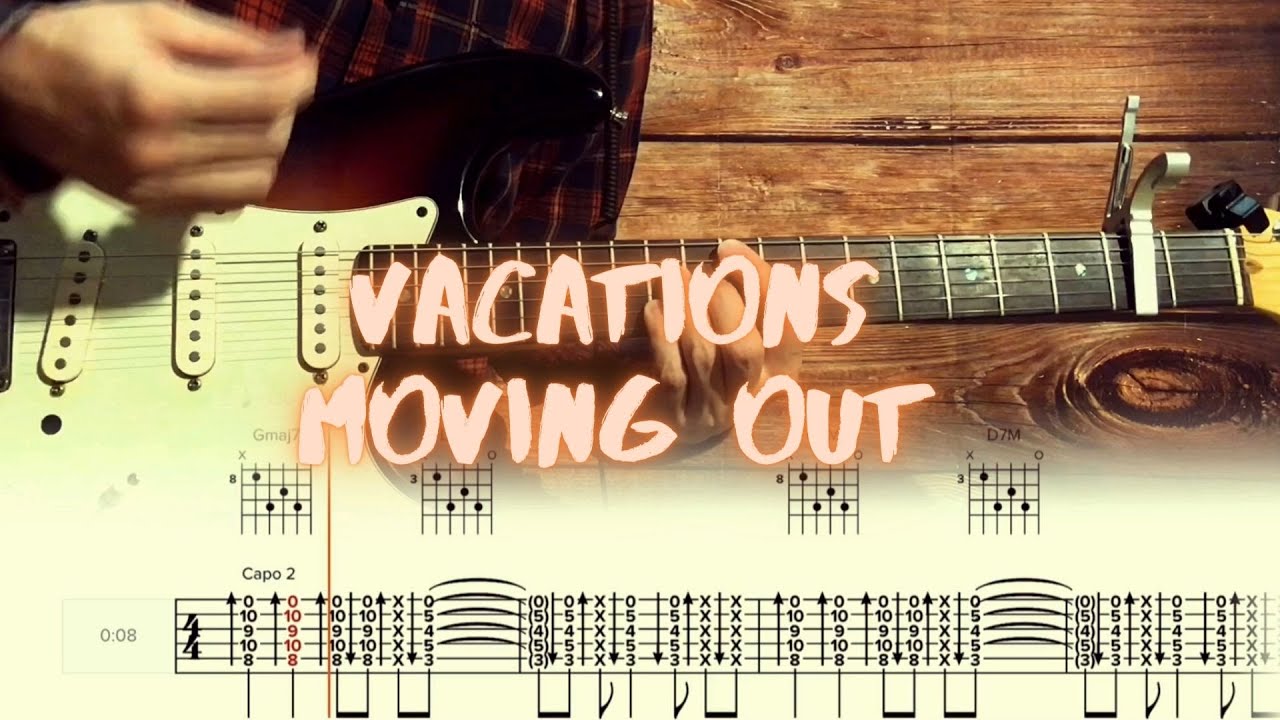 Vacations - Moving Out / Guitar Tutorial / Tabs + Chords - YouTube
