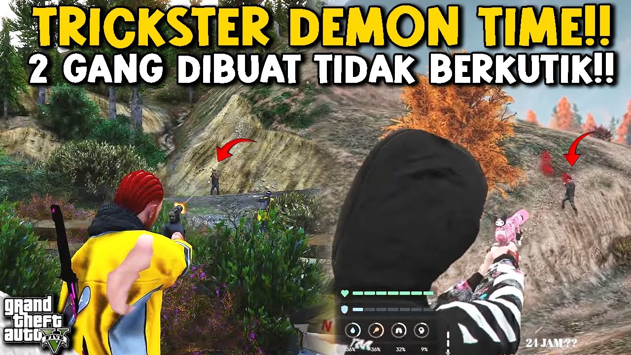TRICKSTER DEMON TIME!! TRICKSTER MEMBUAT 2 GANG TIDAK BERKUTIK ...