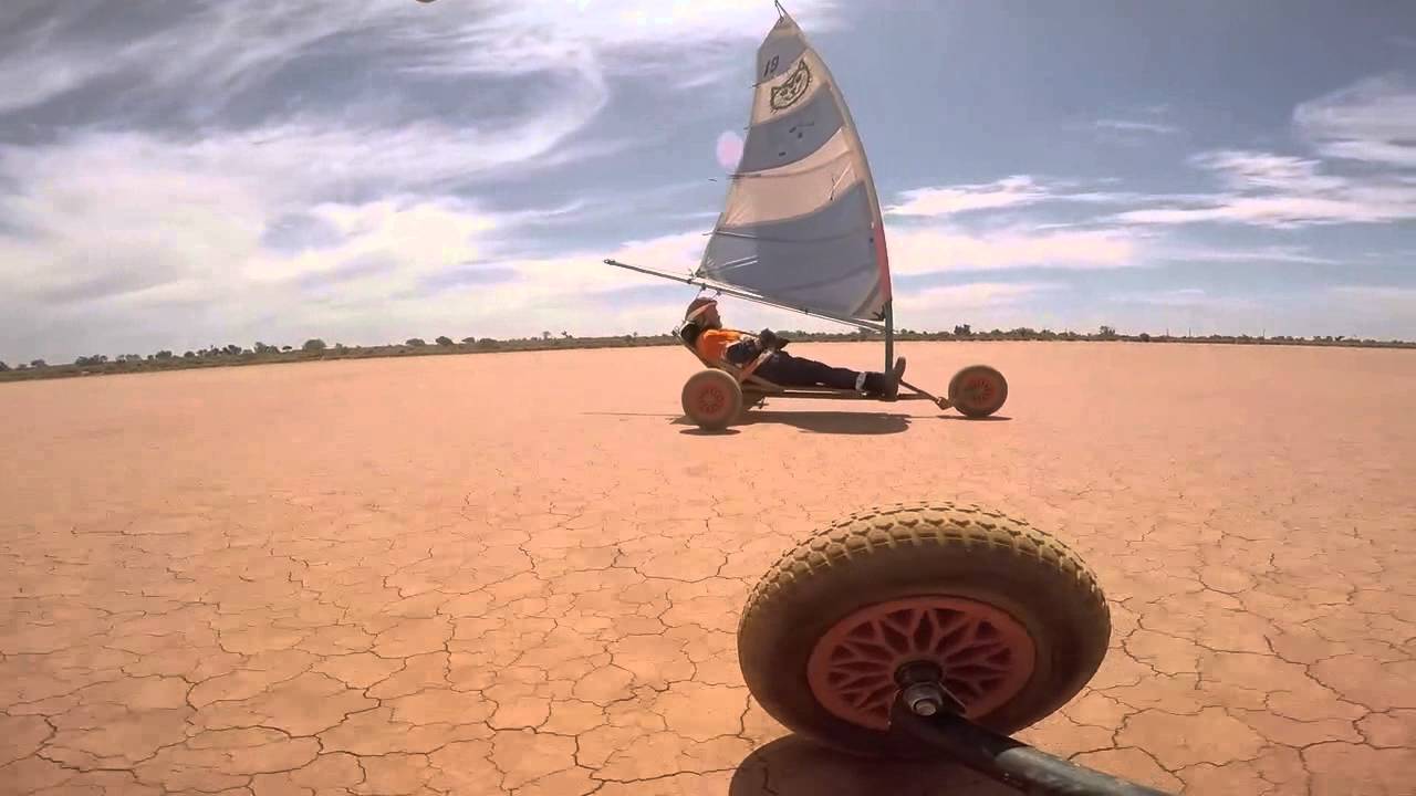 Land sailing Australia - YouTube