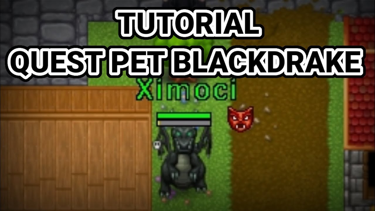 TibiaME Tutorial Quest Pet Blackdrake - YouTube