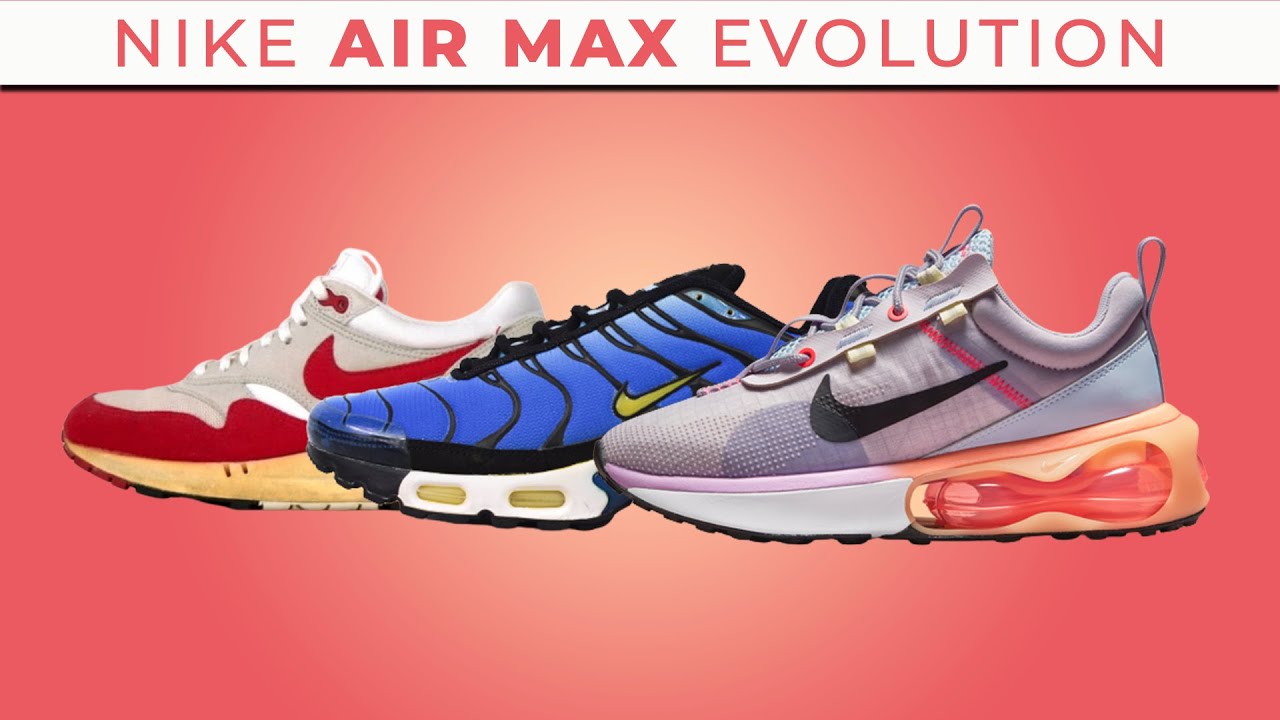 Nike Air Max Evolution (1987-Today) | evvvvvolve - YouTube