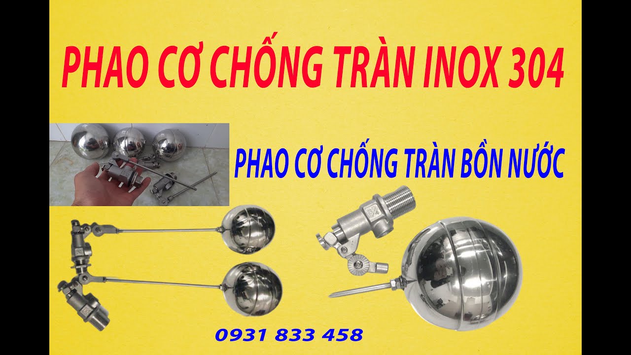 Phao cơ Inox 304 Phi 27mm Đài Loan (Loại tốt) / 0931 833 458 - YouTube