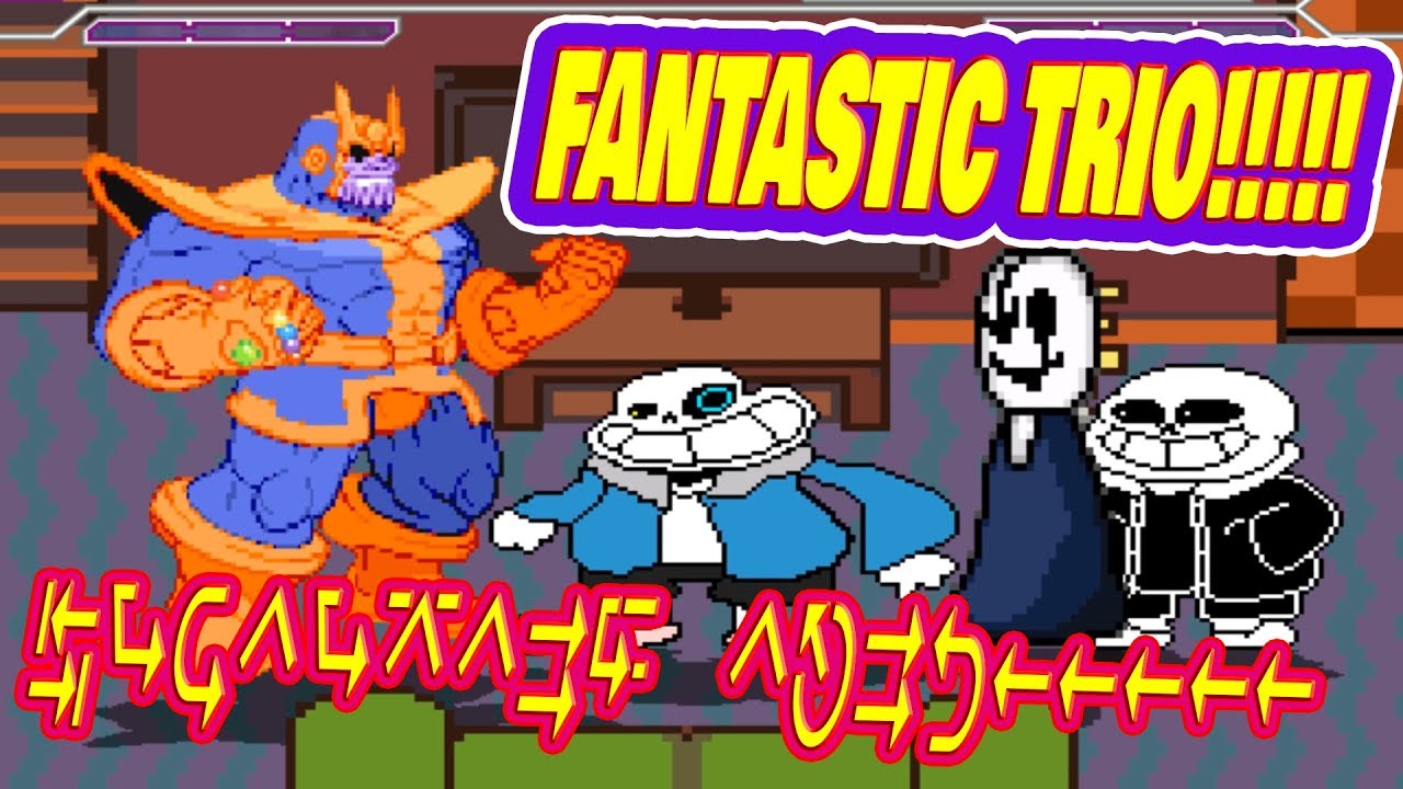 UNDERTALE GREATEST TRIOS VS THANOS | FUNNY GAMING - YouTube