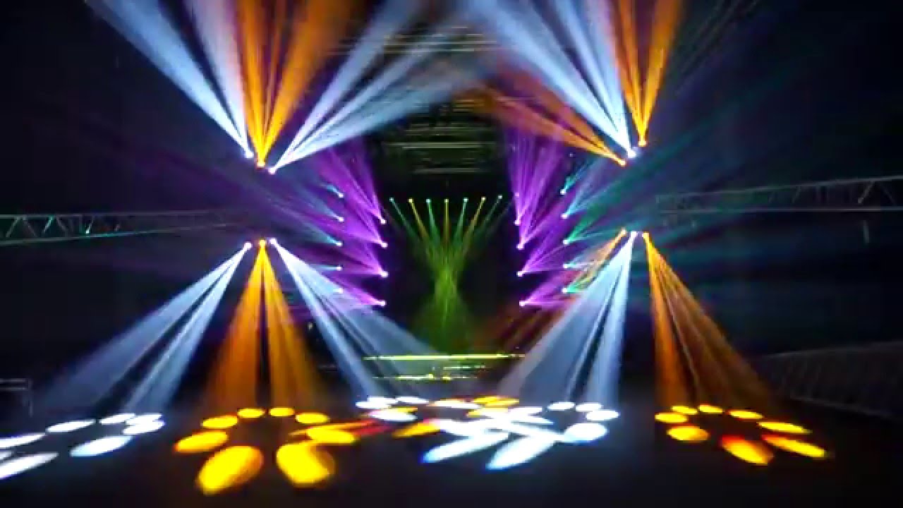 factory stage light show about 7R(230w)Beam light - YouTube