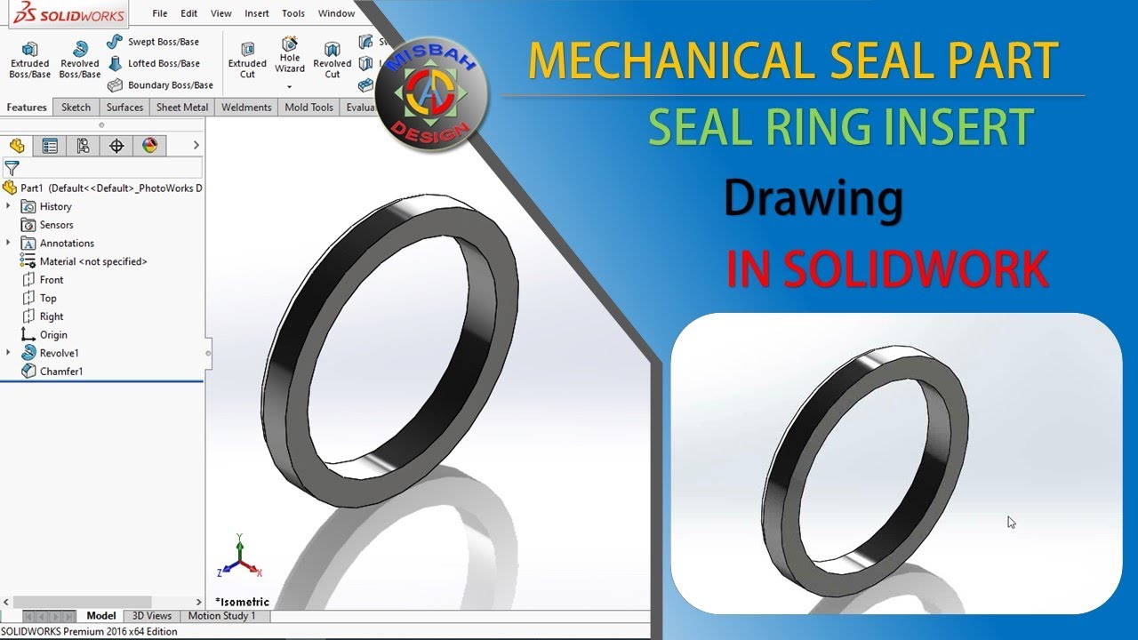 Mechanical Seal Drawing Seal ring insert - YouTube