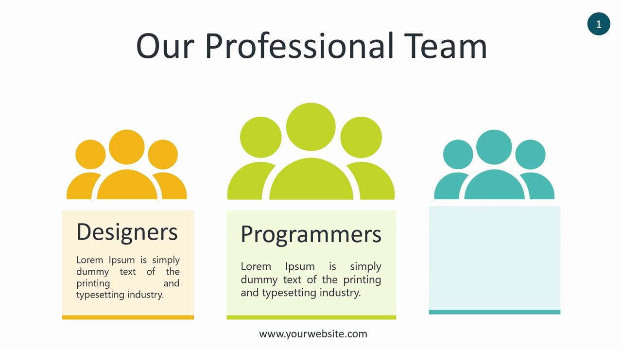 Our Professional Team Infographics - Animated PowerPoint Template - YouTube