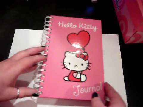 HelloKittyGoodies - Hello Kitty Journal - YouTube