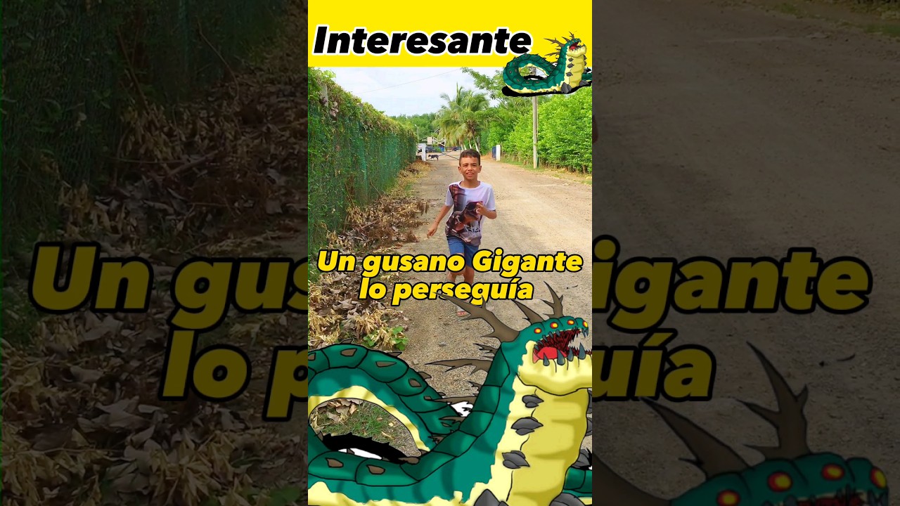Un Gusano Gigante lo perseguía 😰😱 Interesante 😰😱 Asombroso - YouTube