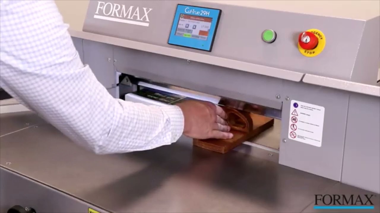 Formax Cut True 29A and 29H 20.5 Inch Electric and Hydraulic Automatic ...
