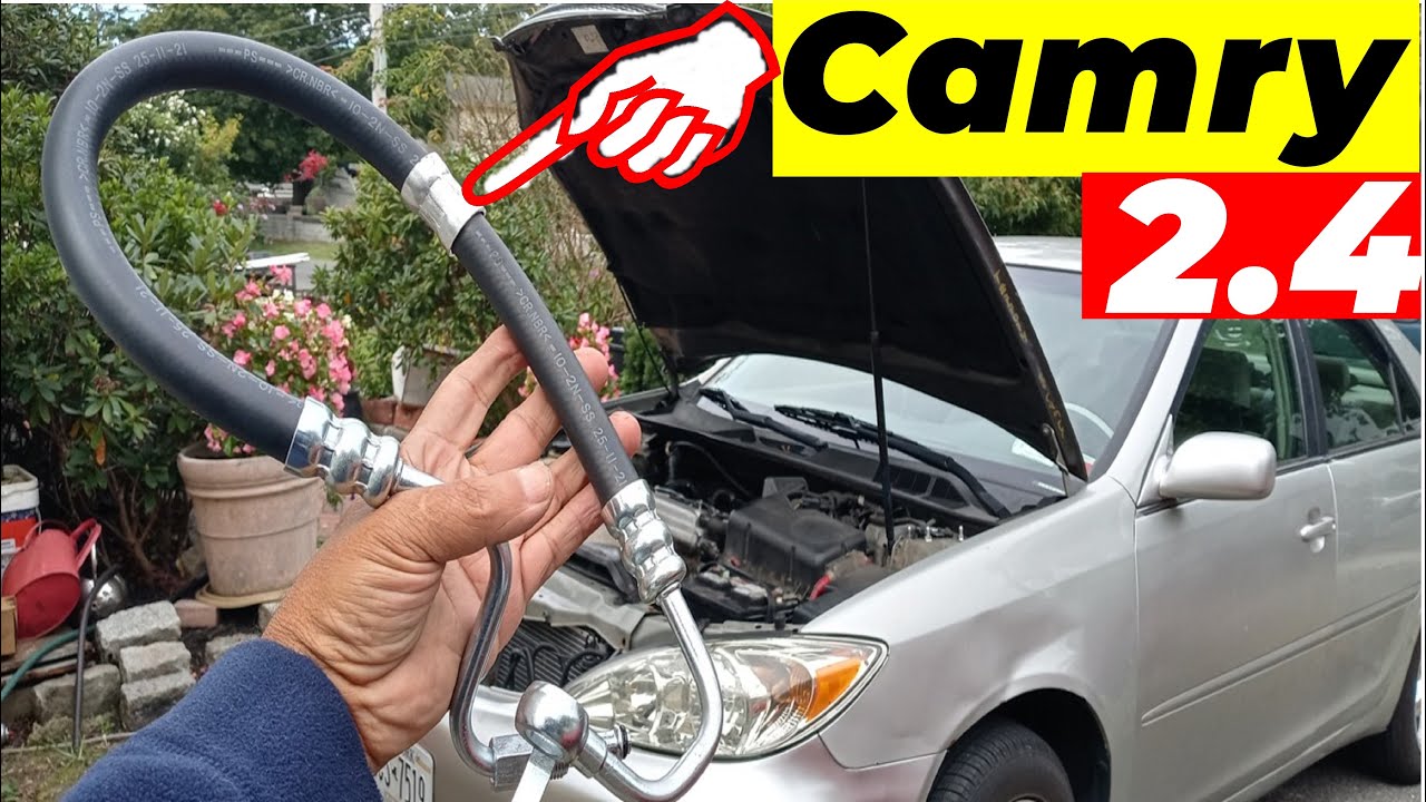 2002 2009 Toyota Camry Power Steering High Pressure Hose Replacement JM ...