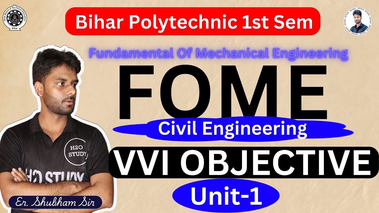 bihar polytechnic 1st semester fome vvi objective question|fome vvi objective question 1st sem ...