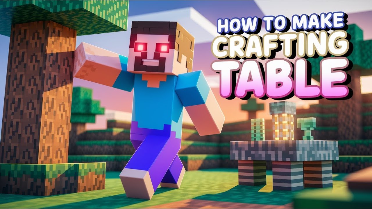 How to Make a Crafting Table in Minecraft (Totally Serious Tutorial ...