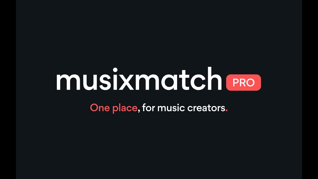 Musixmatch Pro - One place, for music creators - YouTube