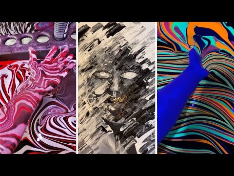 TikTok Art to Make You Feel Inspired - AMAZING BLACKLIGHT BODYPAINTING ...