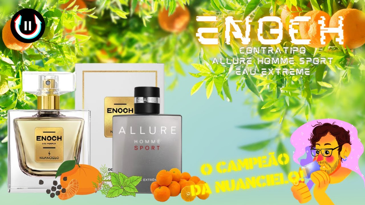 ENOCH, CONTRATIPO DO ALLURE HOMME SPORT EAU EXTREME DA CHANEL. O MELHOR ...