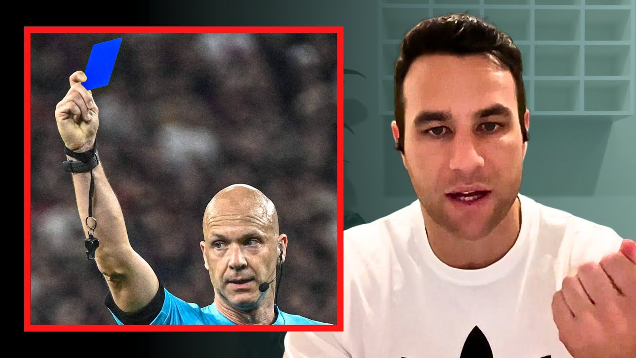 Football's INSANE New "Blue Card" Rule - Ben O'Keeffe - YouTube