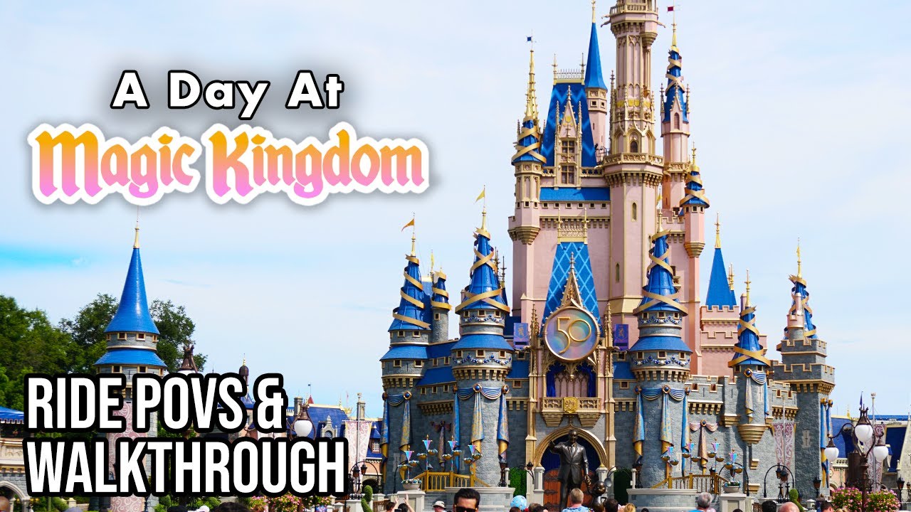 A Day at Magic Kingdom: Disney Rides & Walkthrough [4K POV] - YouTube