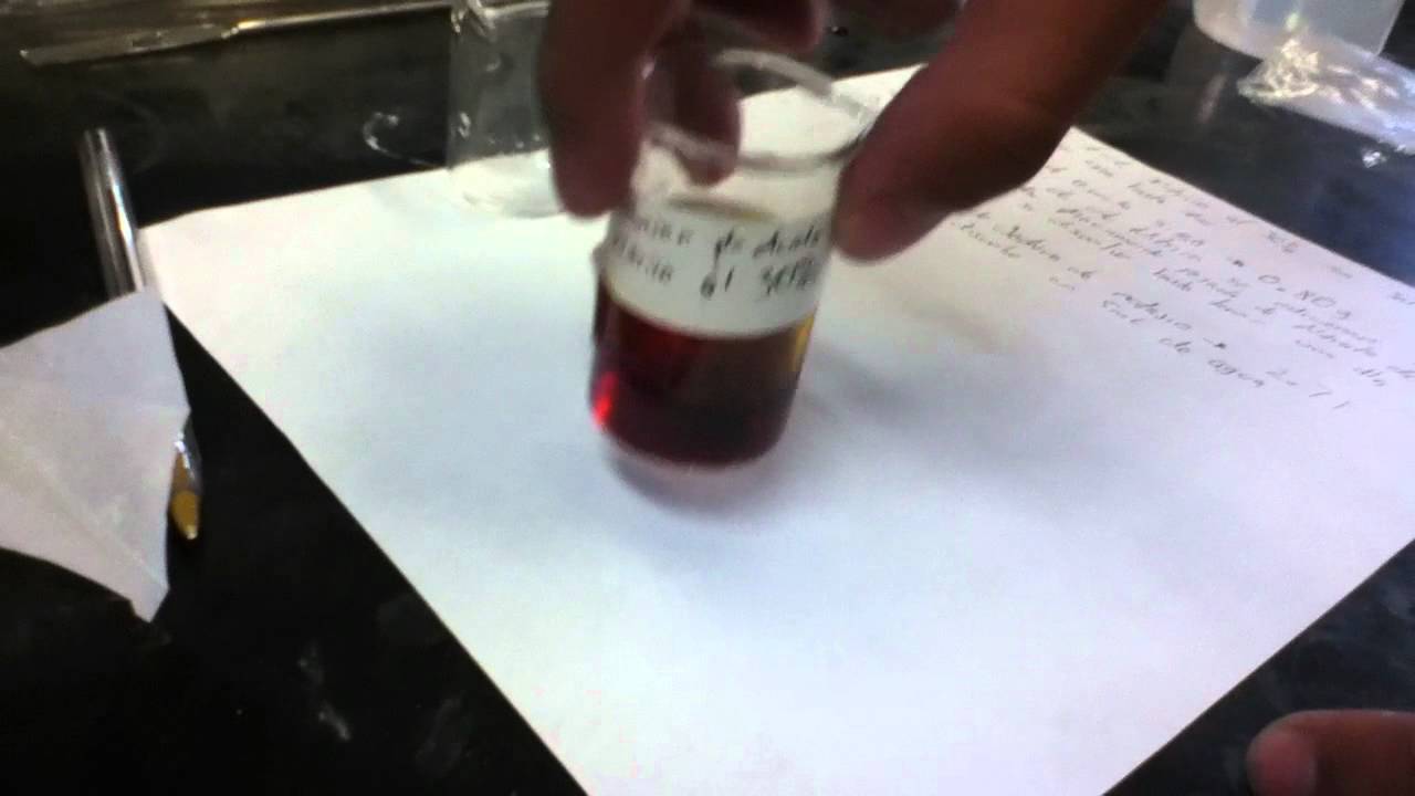 Preparación del reactivo de Dragendorff - YouTube