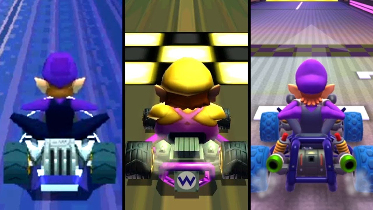 Mario Kart Tour - Holiday Tour Track Comparison (1992-2019) - YouTube