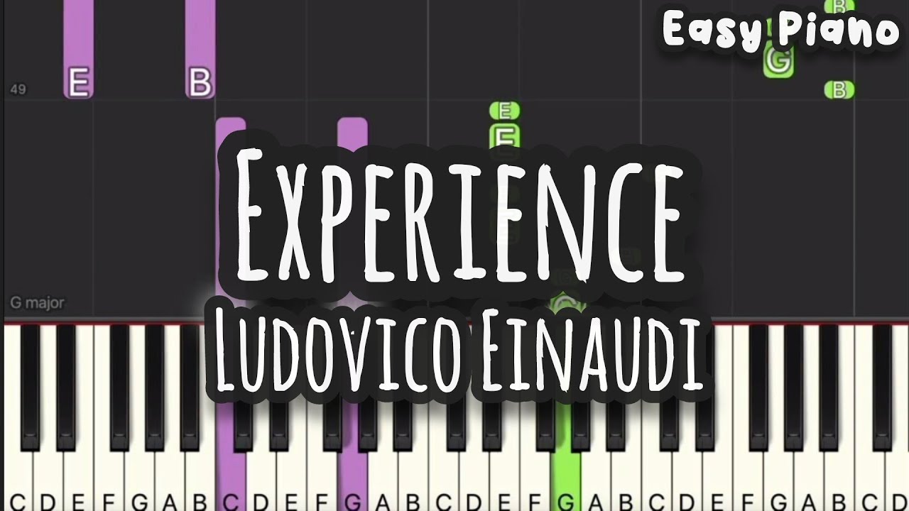 Ludovico Einaudi - Experience | Samba (Easy Piano, Piano Tutorial ...