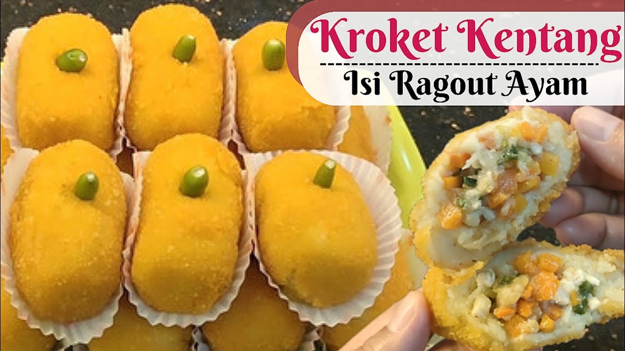 Resep Kroket Kentang Isi Ragout Ayam | Garing Di Luar, Lembut Di Dalam ...