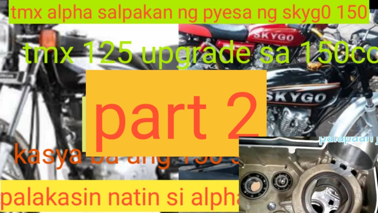 TMX ALPHA 125 UPGRADE 150CC PART 2 ,, MACHINE SHOP CRANK - YouTube
