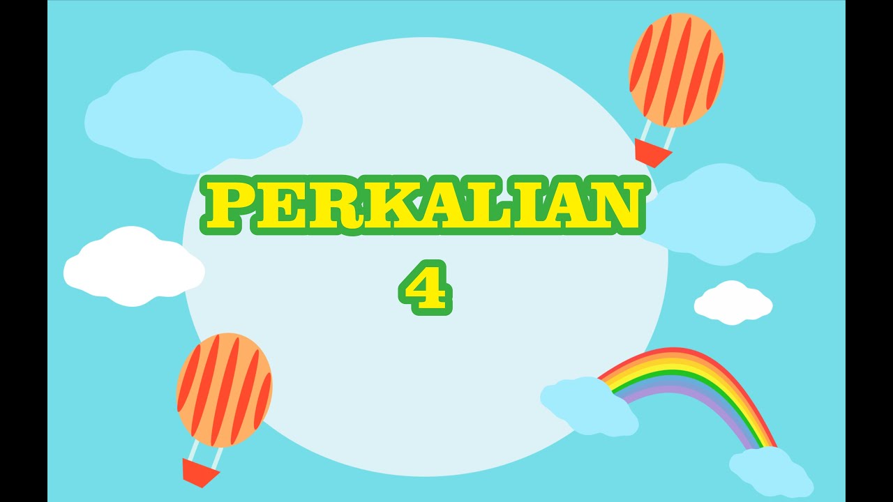 Belajar Perkalian 4 (Empat) | Animasi 2D - YouTube