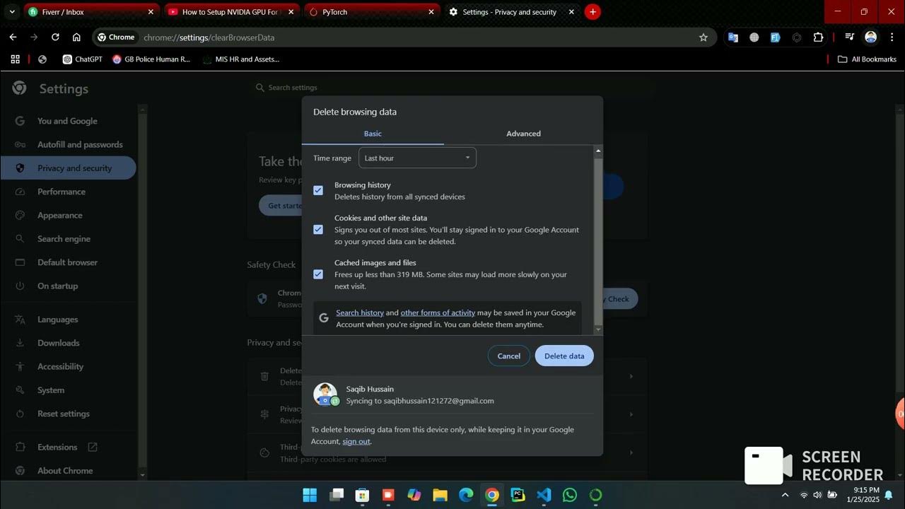 How to remove cache form browser - YouTube