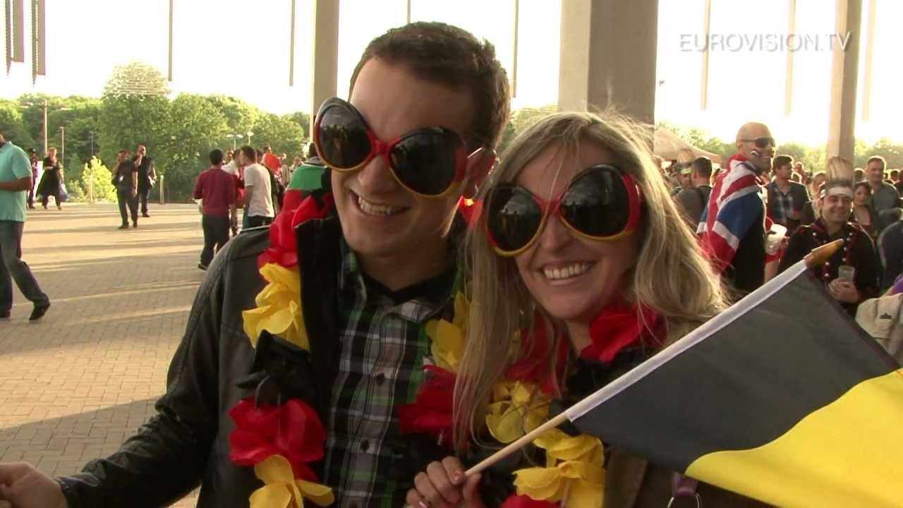 Meet the Eurovision fans outside Düseldorf Arena - YouTube
