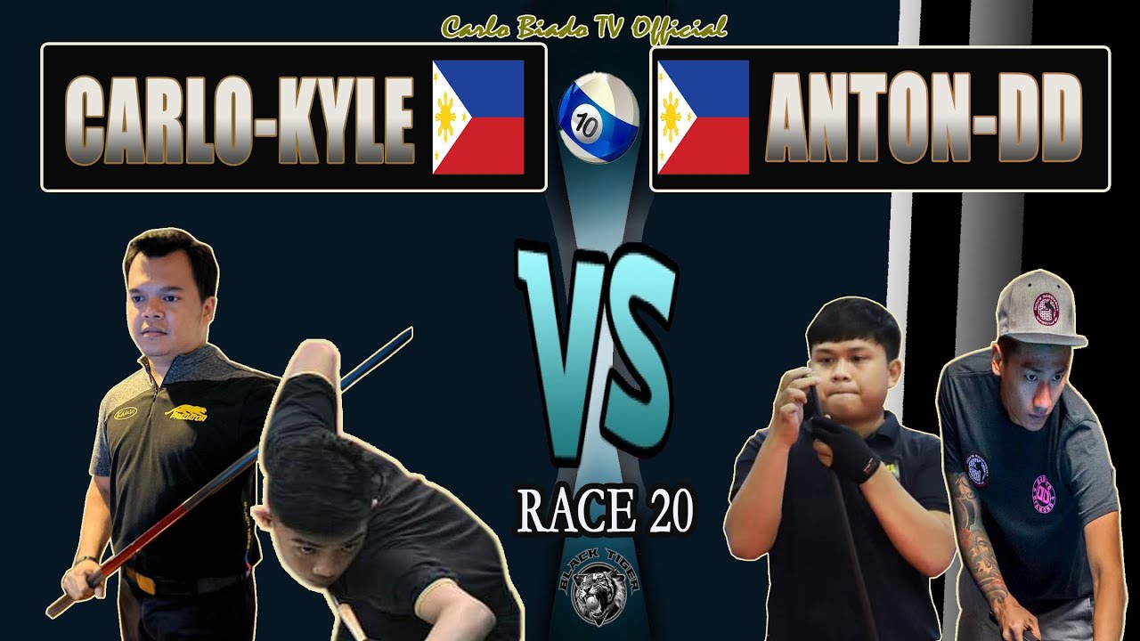 PART 1/2 Carlo Biado-Kyle Amoroto VS Anton Raga- James Aranas Race 20 ...