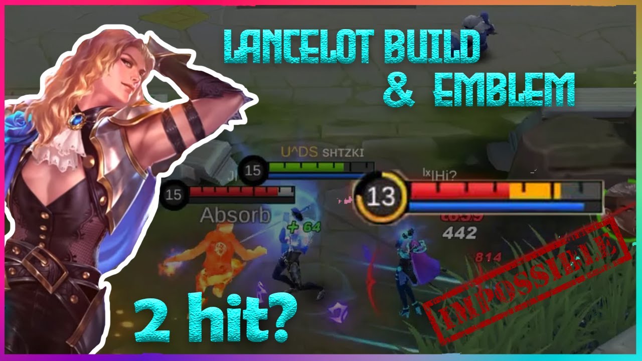 Lancelot Build and Emblem ( Gameplay ) Mobile Legends: Bang Bang - YouTube