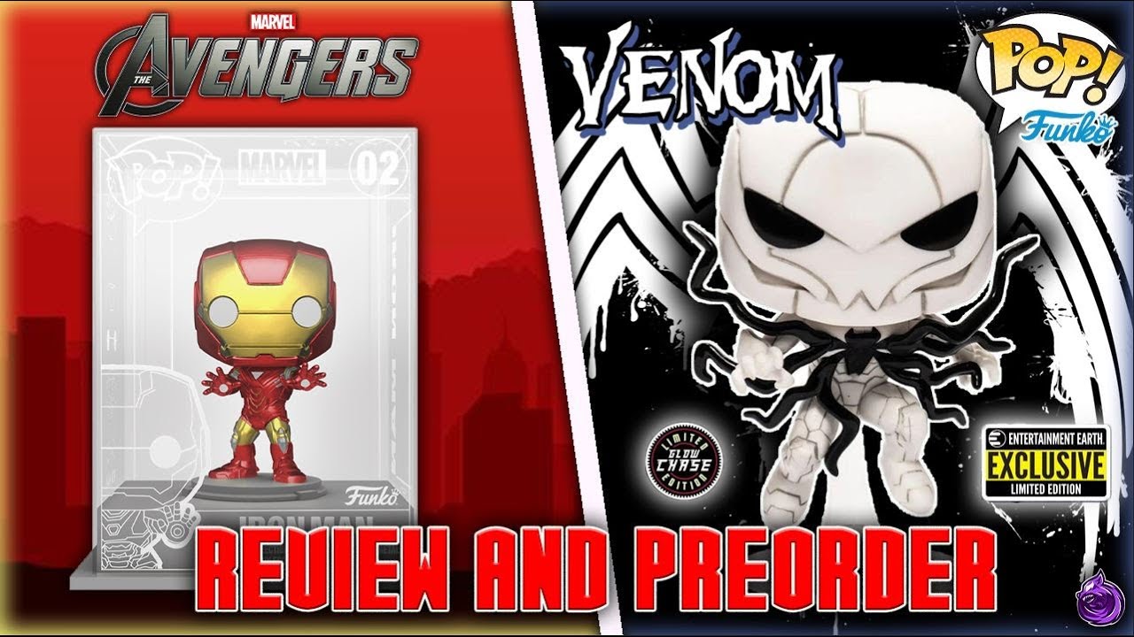 *NEW* Venom Poison Spider-Man & Ironman - Avengers Funko Pop EXCLUSIVE ...