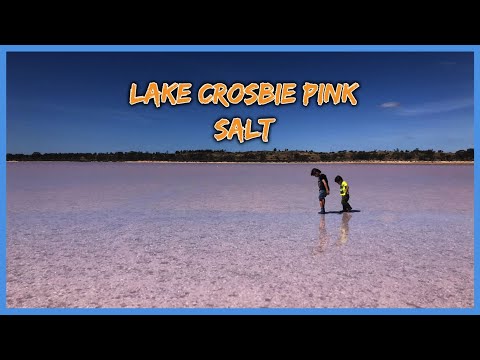 CAMPING TO LAKE CROSBIE PINK SALT LAKE VICTORIA AUSTRALIA 2019