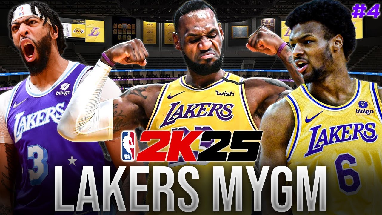 Lakers Finally Trade For A Good Center! - NBA 2K25 LA Lakers MyGM EP #4 ...