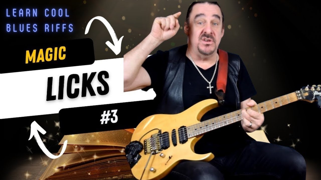 COOL BLUES RIFF-AWESOME BLUES LICK-Magic Lick #3- Am pentatonic - YouTube