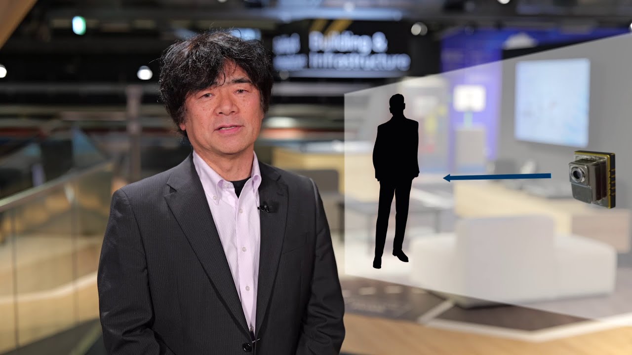 Panasonic Grid-EYE sensor: Human detection vs distance - YouTube