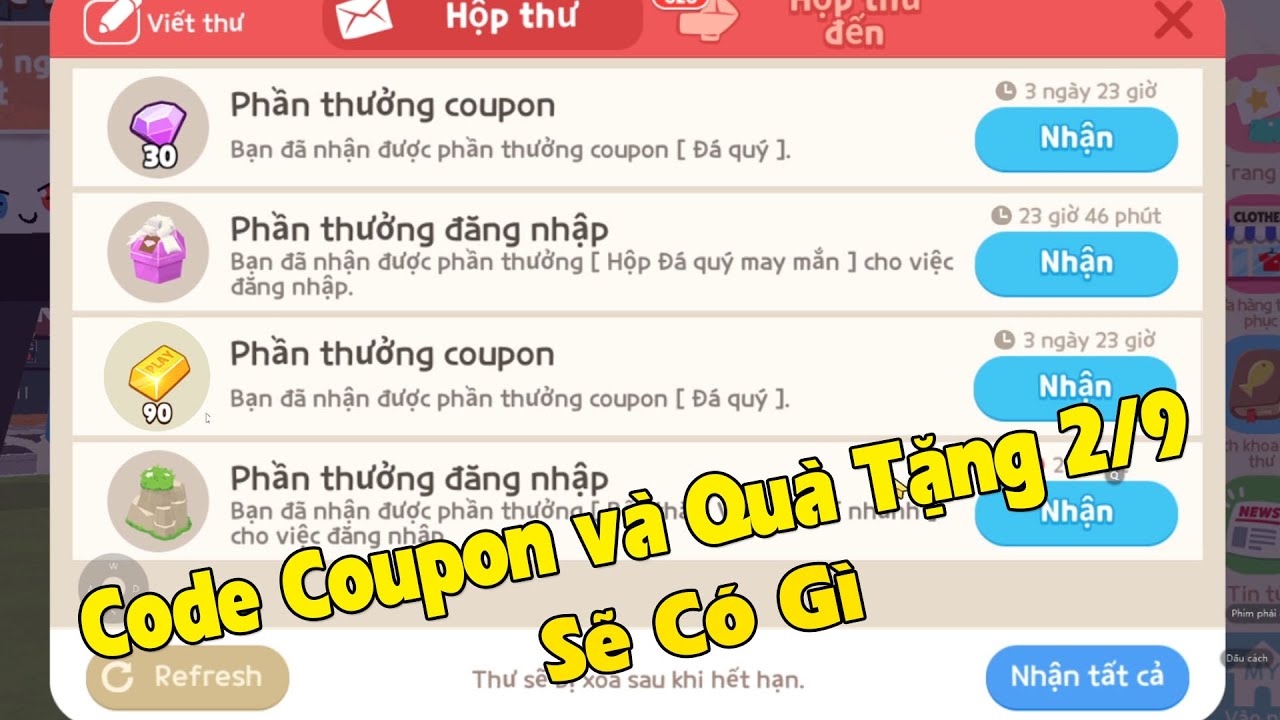 Play Together | Code Coupon Và Quà Tặng Cập Nhật Quốc Khánh 2/9 Có Gì ...