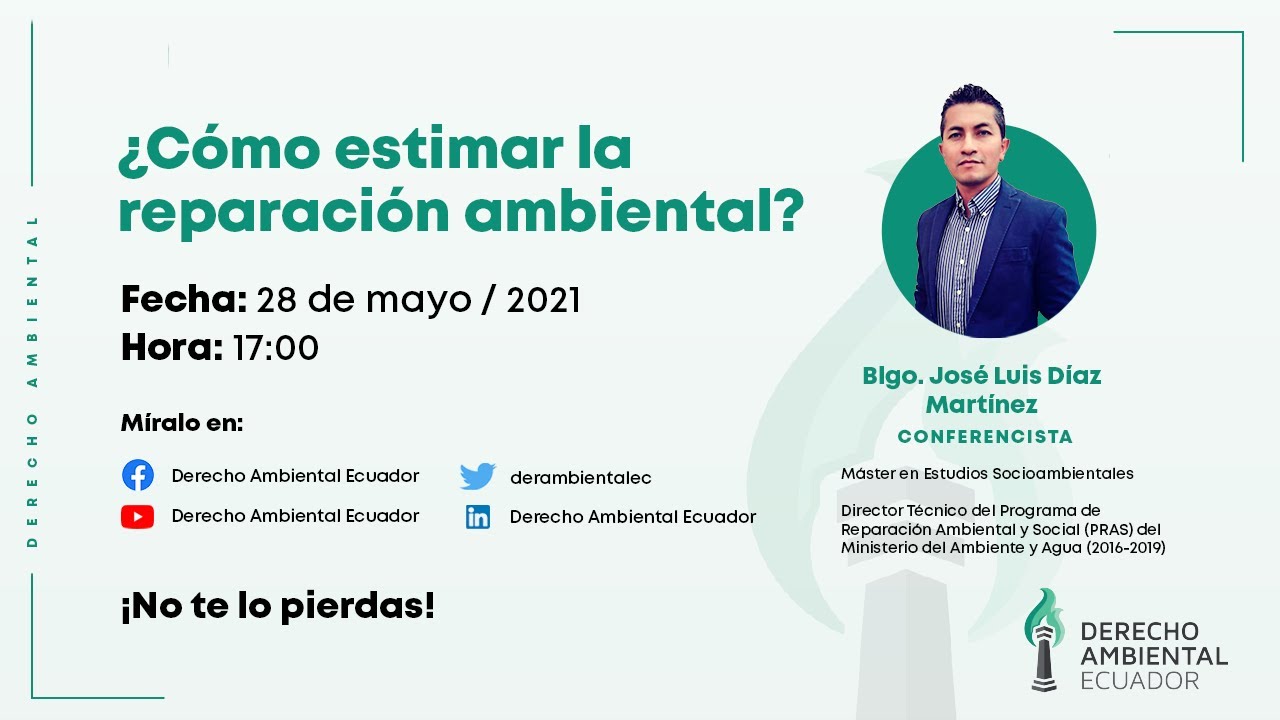 ¿Cómo estimar la reparación ambiental? - YouTube