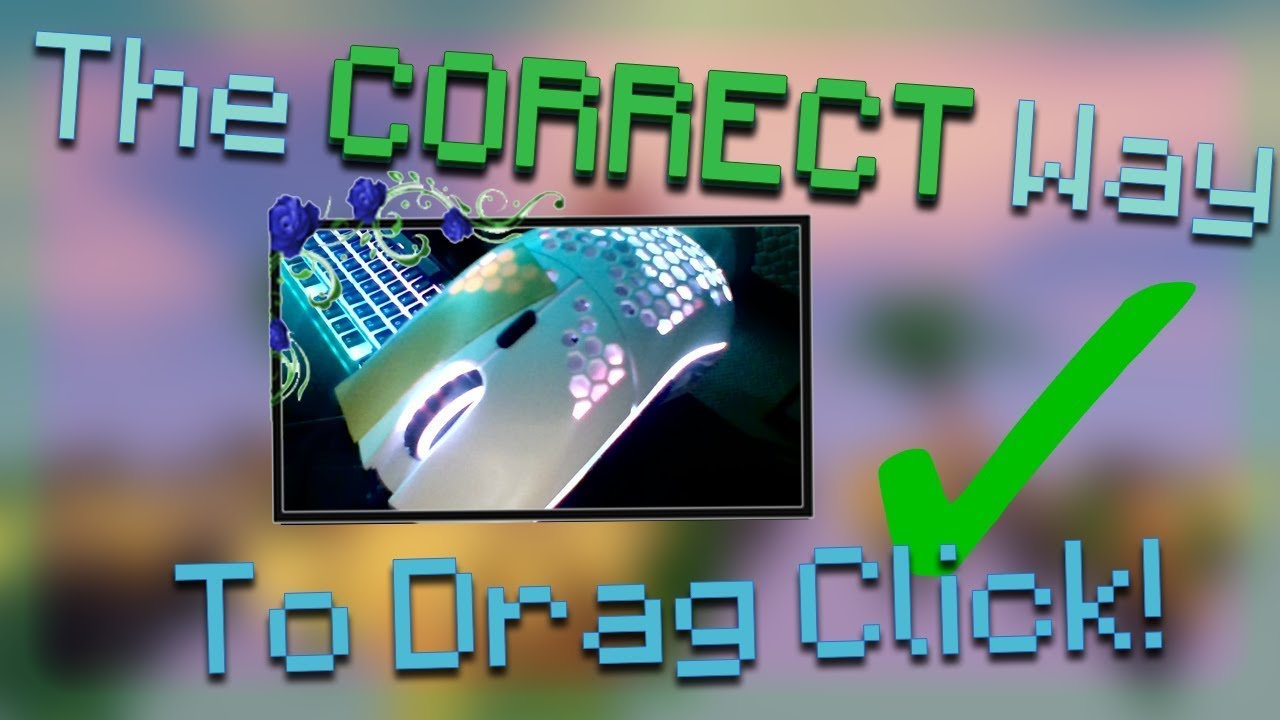 How to drag click like Bedless Noob - YouTube