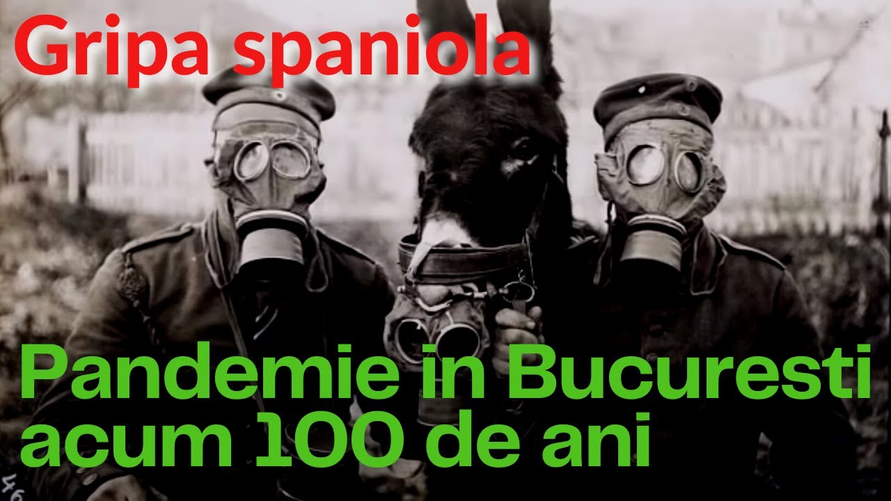 PANDEMIE IN BUCURESTI acum 100 de ani [gripa spaniola] ROMANIA 1919 ...