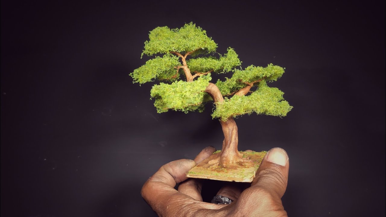 Miniatur Pohon Bonsai Realistik dari Kawat Tembaga - YouTube