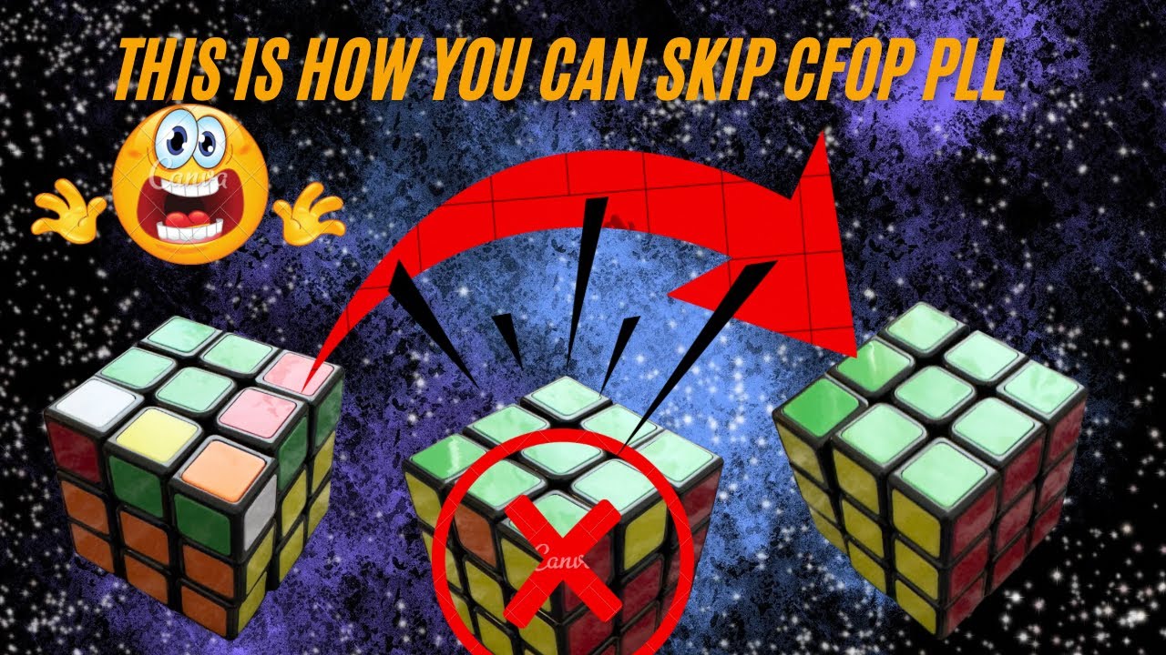 Now you can skip CFOP PLL and solve a Rubik’s cube directly - YouTube