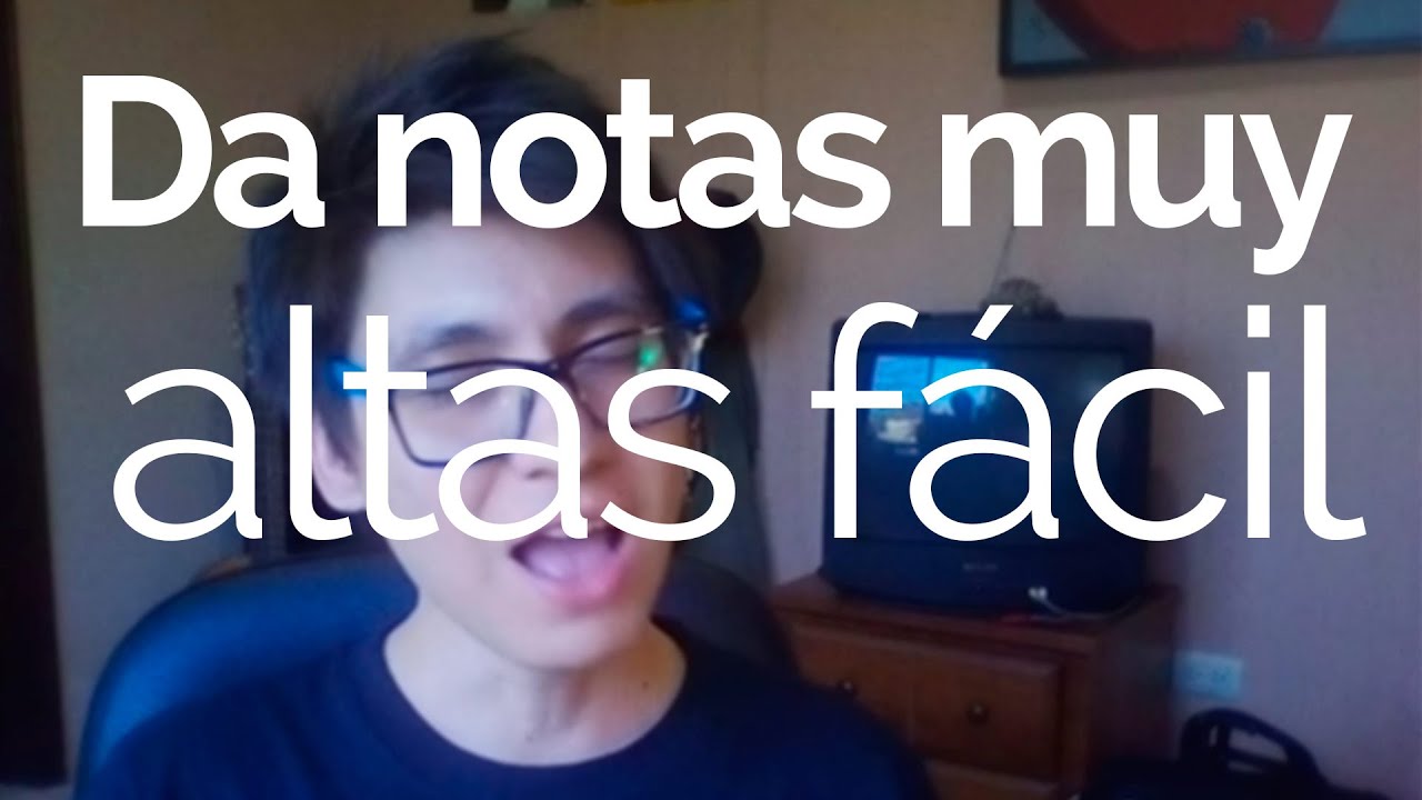 Clases de canto - Alcanzar notas altas facil y potentes - YouTube
