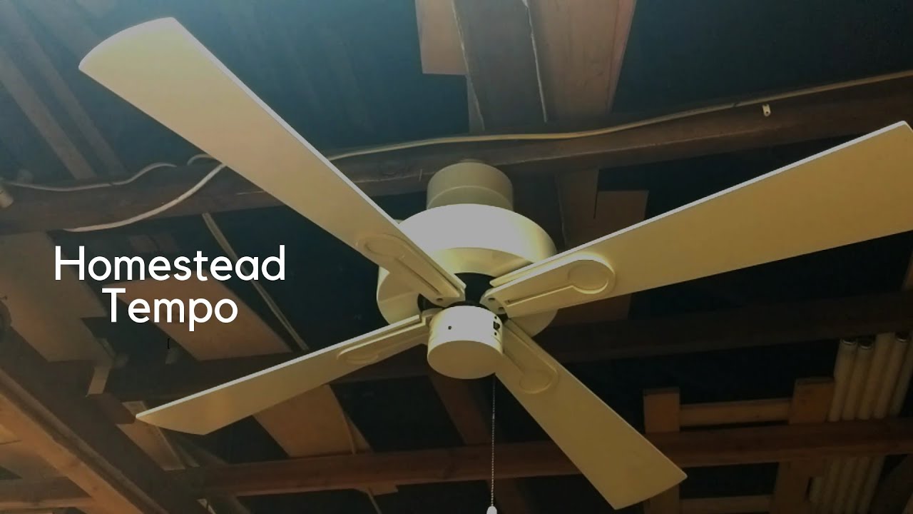Homestead Tempo Ceiling Fan - YouTube