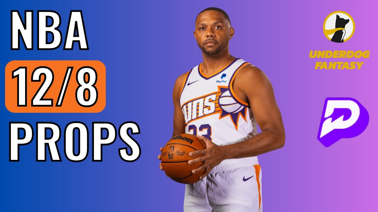 [10-0 RUN] PRIZEPICKS NBA 12/8 PICKS | PLAYER PROPS - YouTube