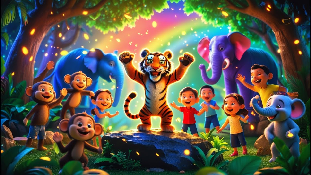 Timmy the Tiger’s Courageous Roar - New Rhythm | Kids Song | Nursery ...